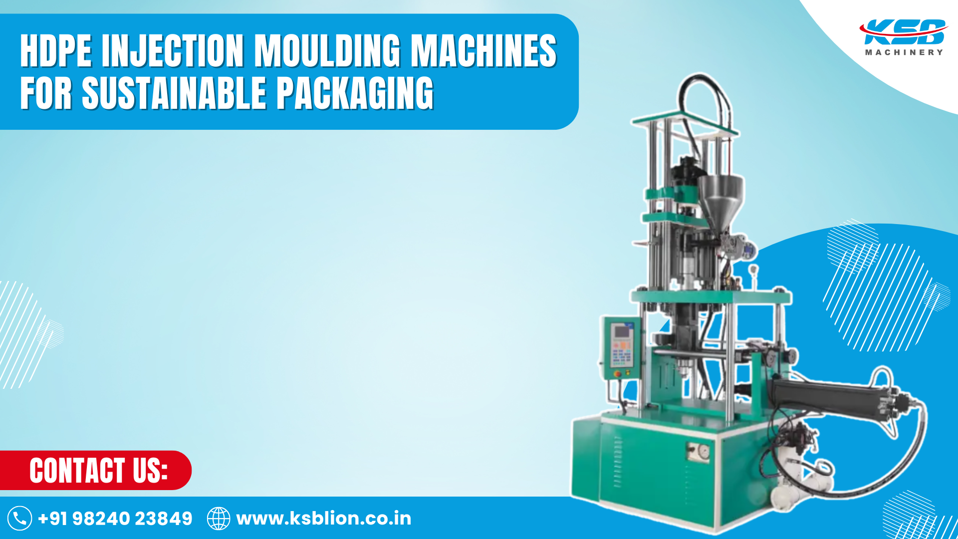 HDPE Injection Moulding Machines for Sustainable Packaging